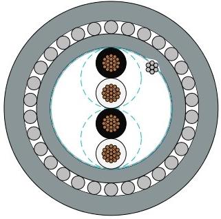 2M KABLO | TYPE ITC/PLTC-ER - Overall Shielded Pairs (Triads) Armored